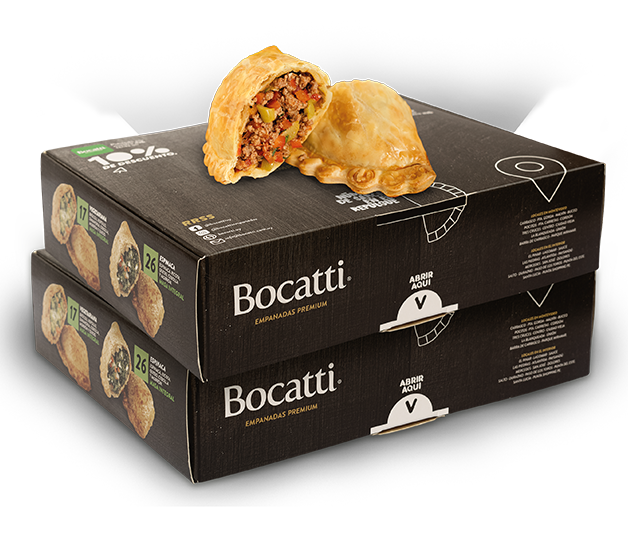 Bocatti Empanadas, pedí en la Web